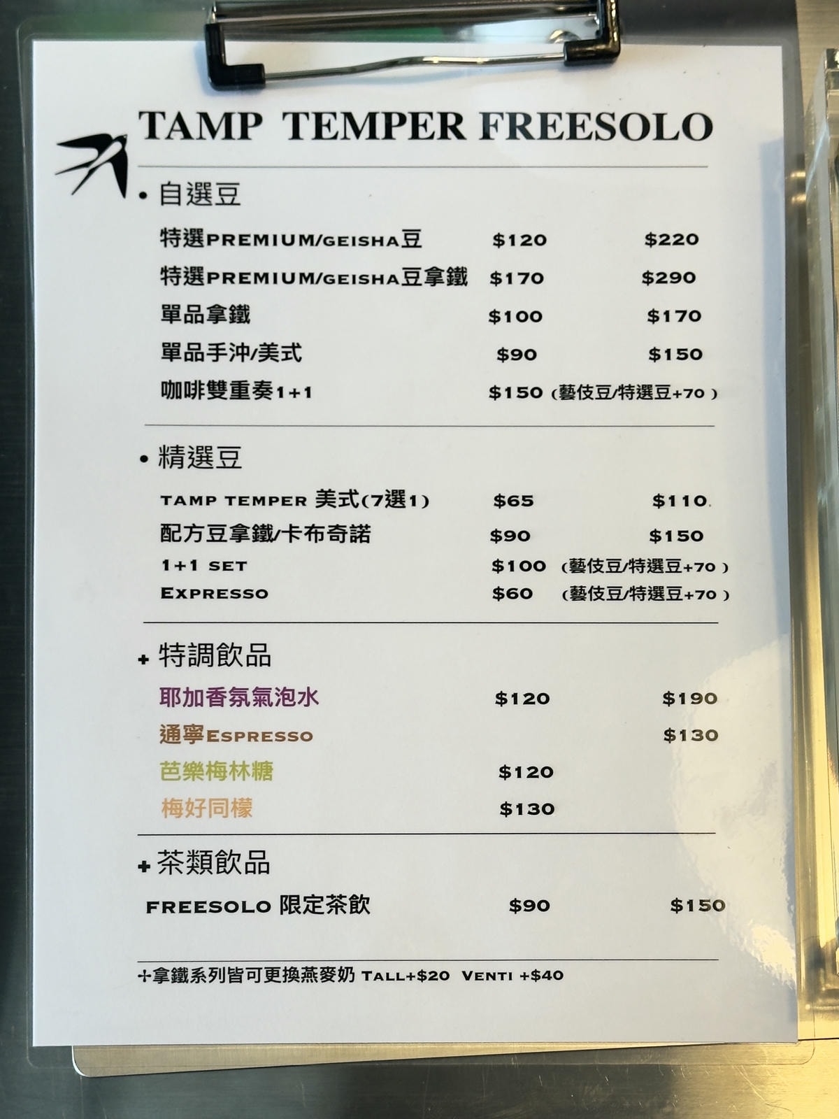 Tamp Temper FreeSolo Taichung Coffee｜2025台中咖啡廳推薦，Tamp Temper三店 – 小米食
